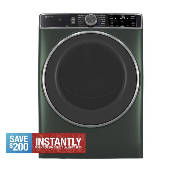 GE Profile 7.8 cu. ft. Capacity Smart vented Front Load Electric Dryer ...