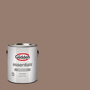 Glidden Premium 5 gal. PPG1074-5 Peppered Pecan Satin Exterior Latex ...
