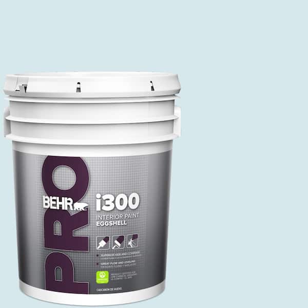 BEHR PRO 5 gal. #S490-1 Permafrost Eggshell Interior Paint PR33005 ...