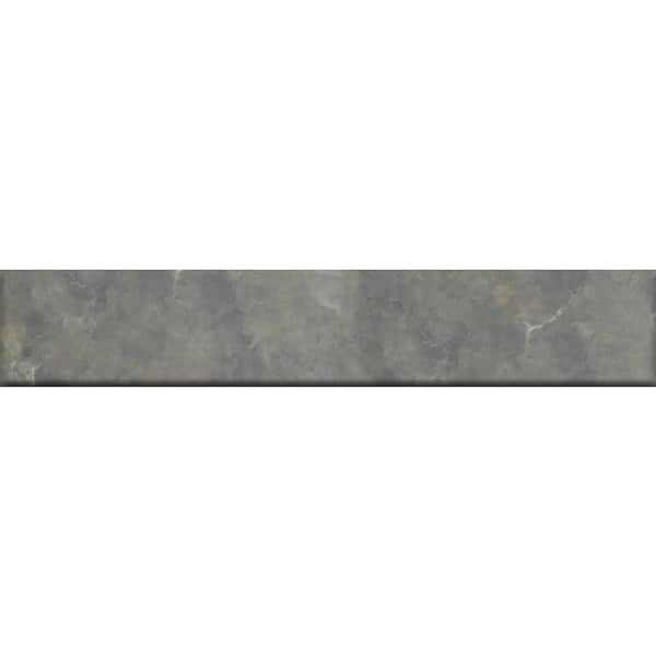 MSI Lagoz Azul 3 in. x 18 in. Porcelain Bullnose Wall Tile ...