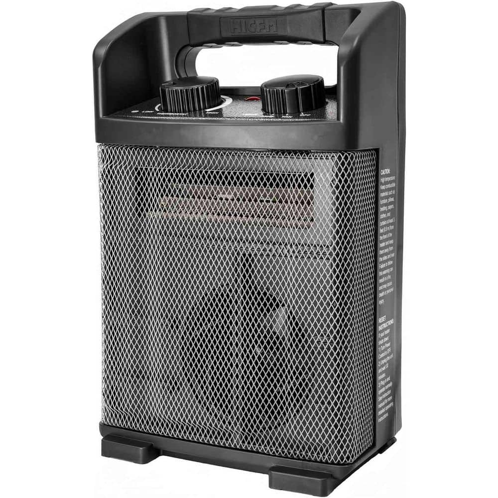 1500-Watt 14 in. Electric Convection Fan Space Heater with Thermostat ...