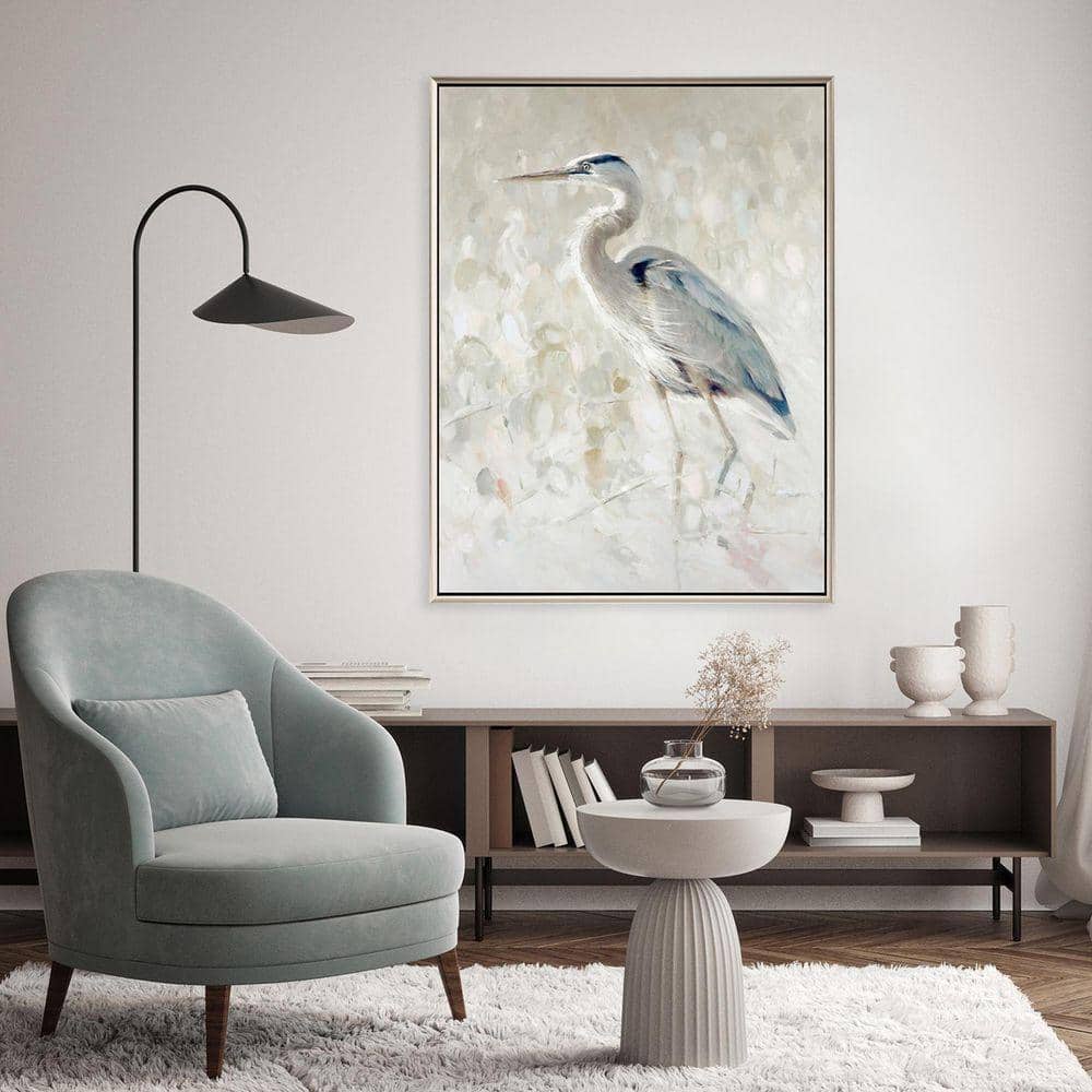 Paragon Great Blue Heron by Oxley 1 Piece Framed Giclee Animal Art ...