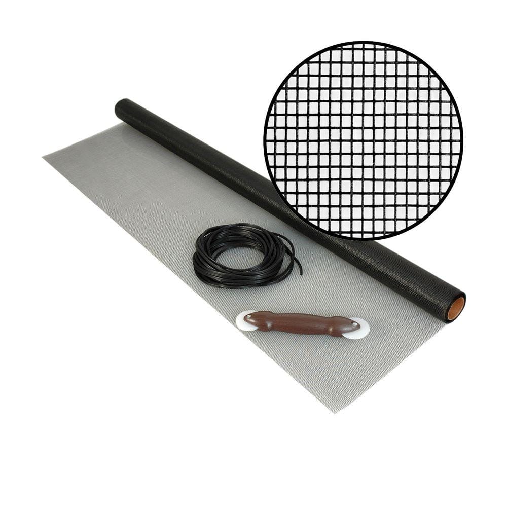 Phifer 36 in. x 25 ft. BetterVue Screen Kit with Spline and Roller ...
