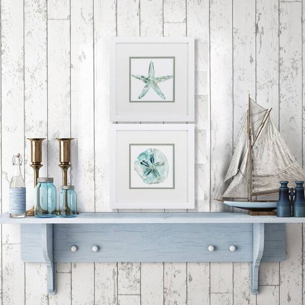 Paragon 2 Piece Framed Giclee Coastal Art Print 11 in. x 11 in. 48079 ...