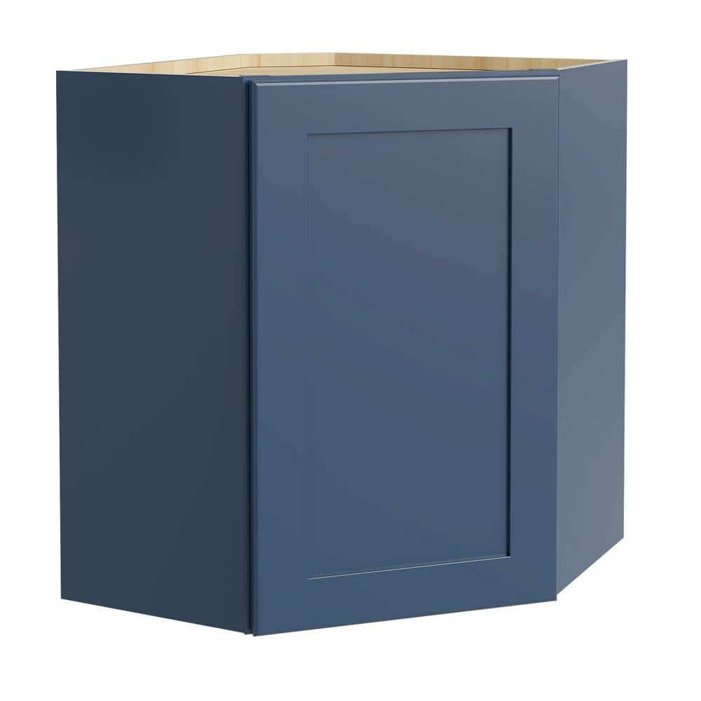 Home Decorators Collection Newport Blue Painted Plywood Shaker ...