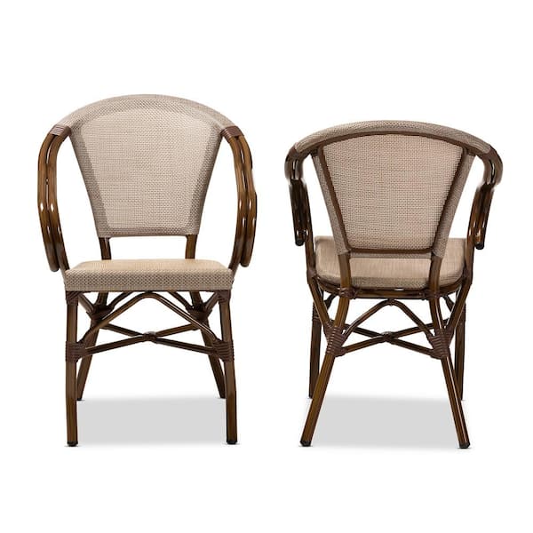 Baxton Studio Artus Beige Dining Chair (Set of 2) 150-2PC-8996-HD - The ...