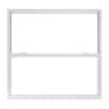 American Craftsman 52 in. x 49.5 in. 50 Series White Single Hung Low-E ...