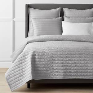 The Company Store Legends Hotel Wrinkle-Free White Striped King Cotton ...