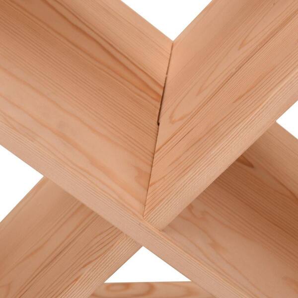 24-Bottle Modular Wine Rack, Stackable Wine Storage Cube for Bar Cellar ...