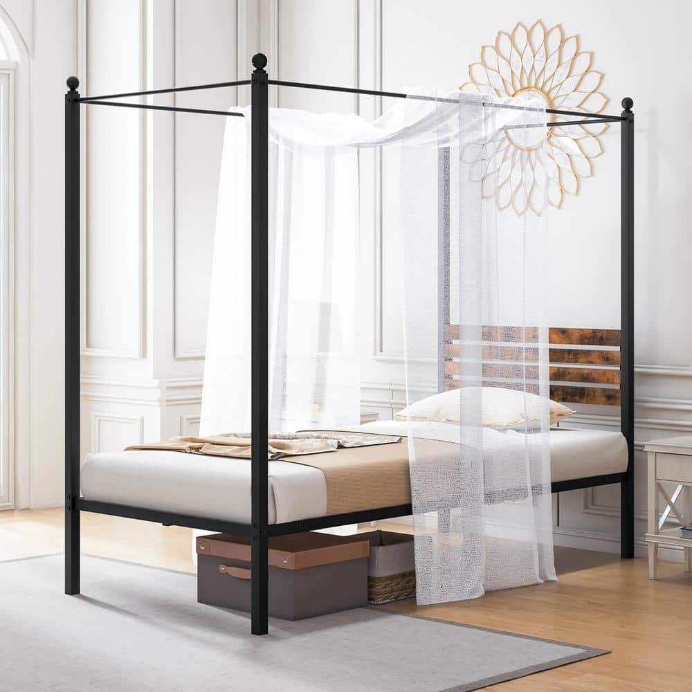 Rust bed canopy store
