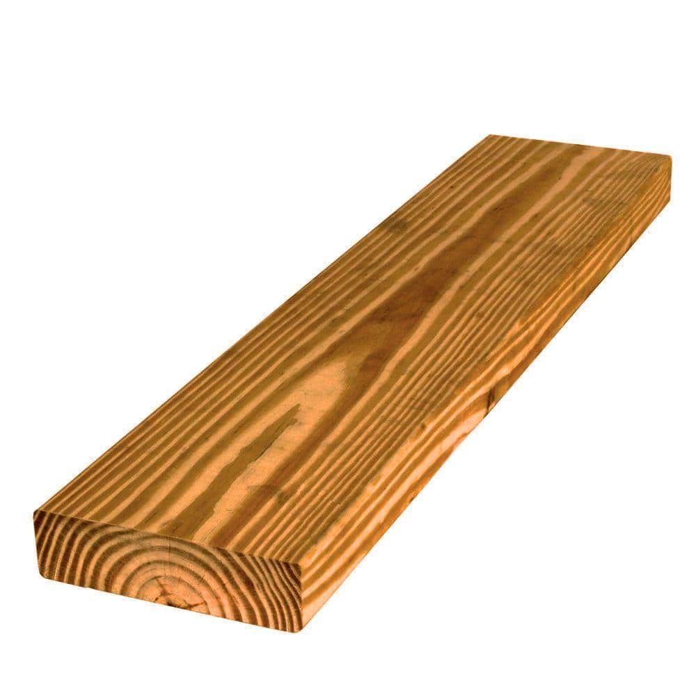 WeatherShield 2 in. x 6 in. x 8 ft. #2 Prime Cedar-Tone Pressure ...