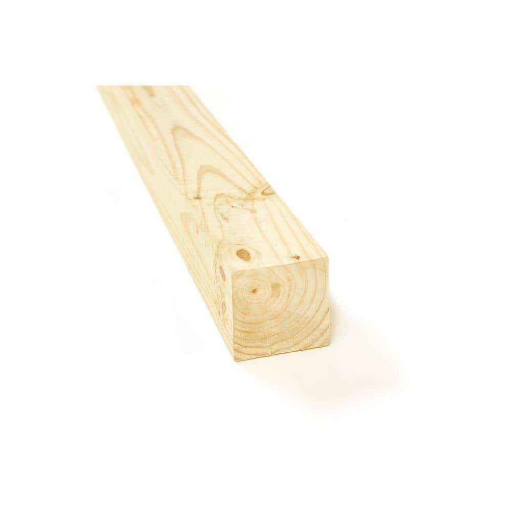 4 in. x 4 in. x 12 ft. #2 4B Ground Contact Pressure-Treated Timber ...