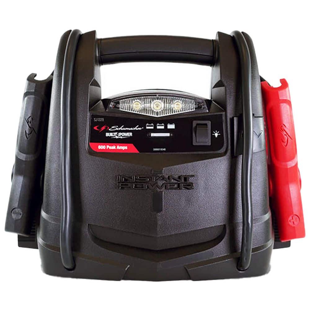 Schumacher Electric Automotive Portable Power Station and 600 Peak Amp ...