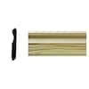 Ornamental Mouldings 1/2 in. x 3-21/32 in. x 96 in. Hardwood White ...