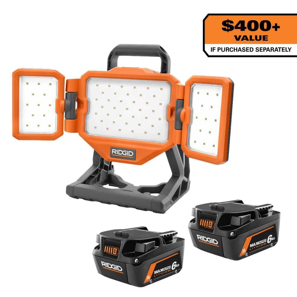 Reviews for RIDGID 18V 6.0 Ah MAX Output Lithium-Ion Batteries (2-Pack ...