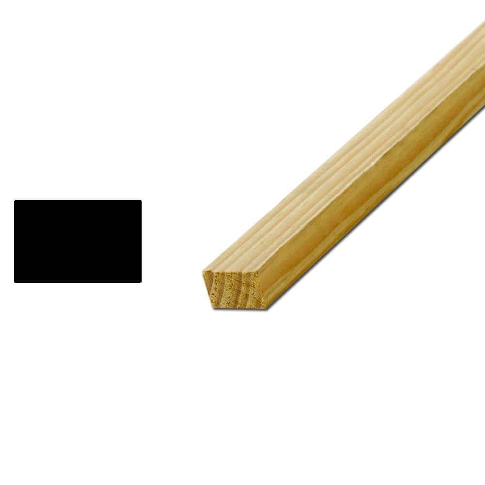 American Wood Moulding WM254 1 2 In X 3 4 In Pine S4S Moulding 254 LF