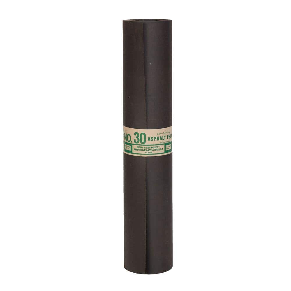 Tarco 216 sq. ft. #30 Felt Underlayment Roll 08/302600 - The Home Depot