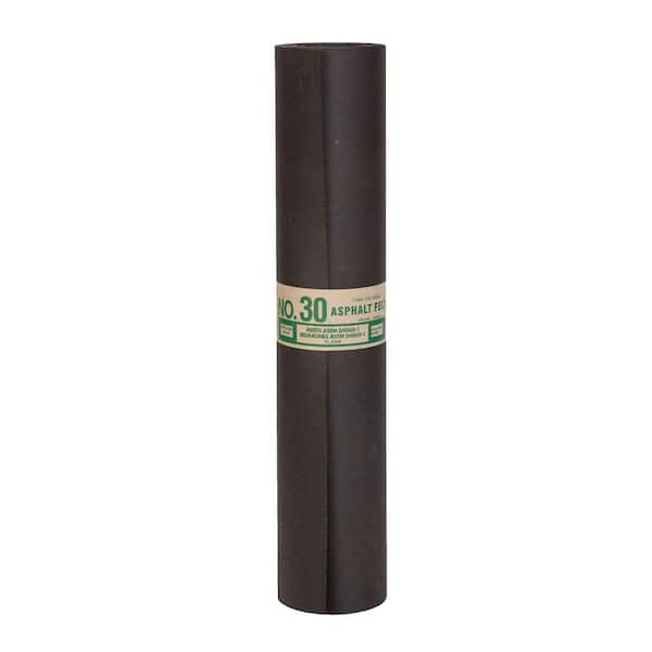 Tarco 216 sq. ft. #30 Felt Underlayment Roll 08/302600 - The Home Depot