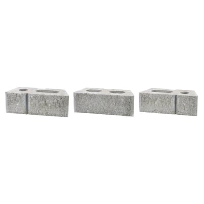 Pavestone RockWall Small 4 in. x 11.63 in. x 6.75 in. Pecan Concrete ...