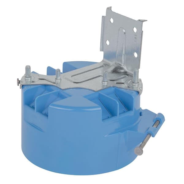 Carlon 1-Gang 4 in. 20 cu. in. New Work Fan Rated Electrical Ceiling ...