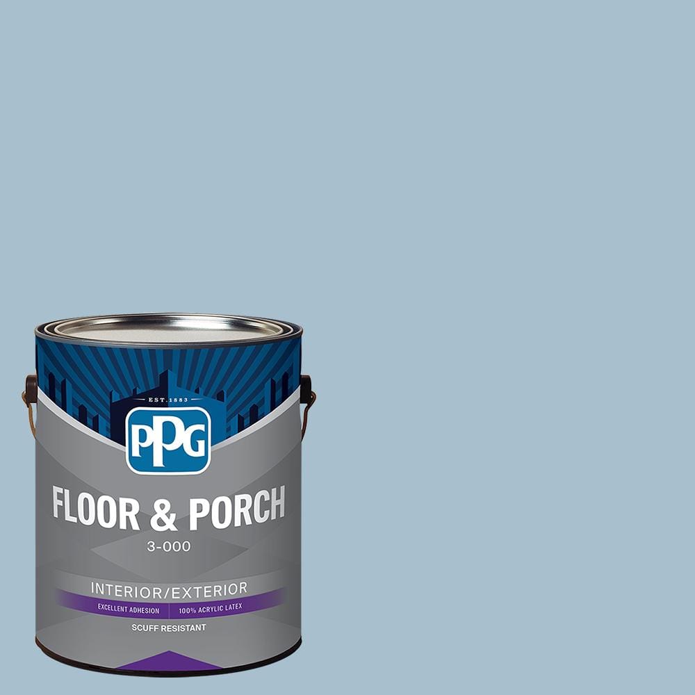 PPG 1 gal. PPG1152-3 Graceful Satin Interior/Exterior Floor and Porch ...