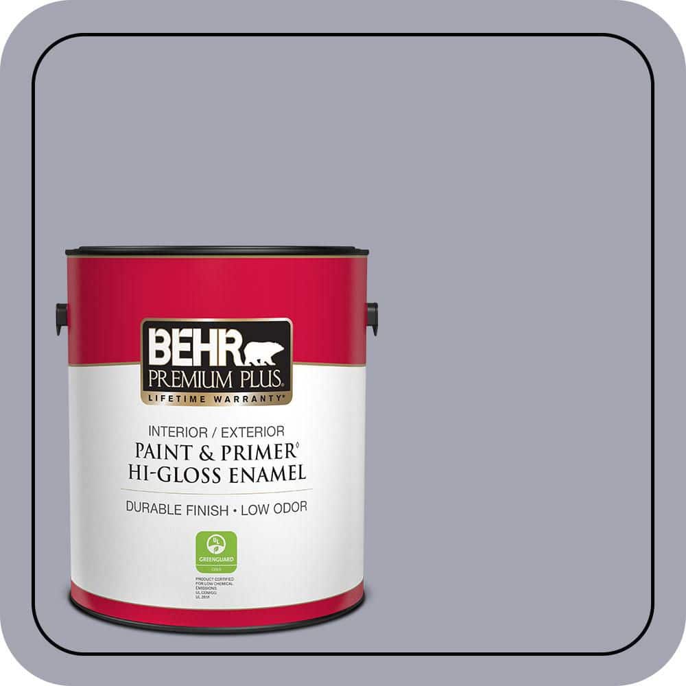 BEHR PREMIUM PLUS 1 gal. #T12-3 Canyon Sunset Hi-Gloss Enamel Interior ...