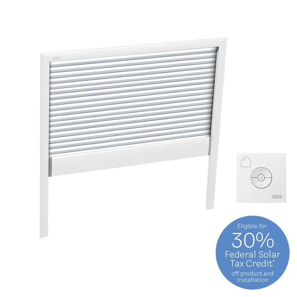 Reviews for VELUX White Solar Powered Room Darkening Skylight Shade for ...