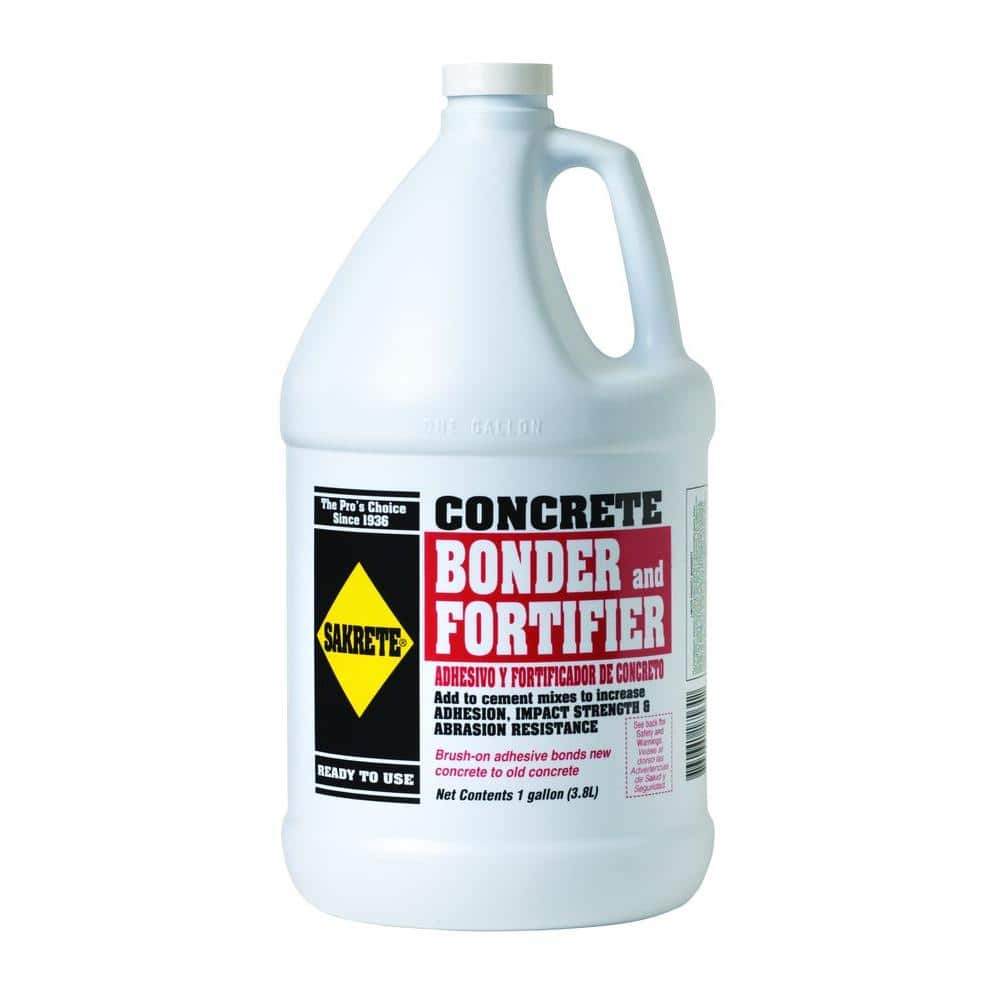 SAKRETE 1-Gallon Concrete Bonder and Fortifier 411.gal.sk - The Home Depot
