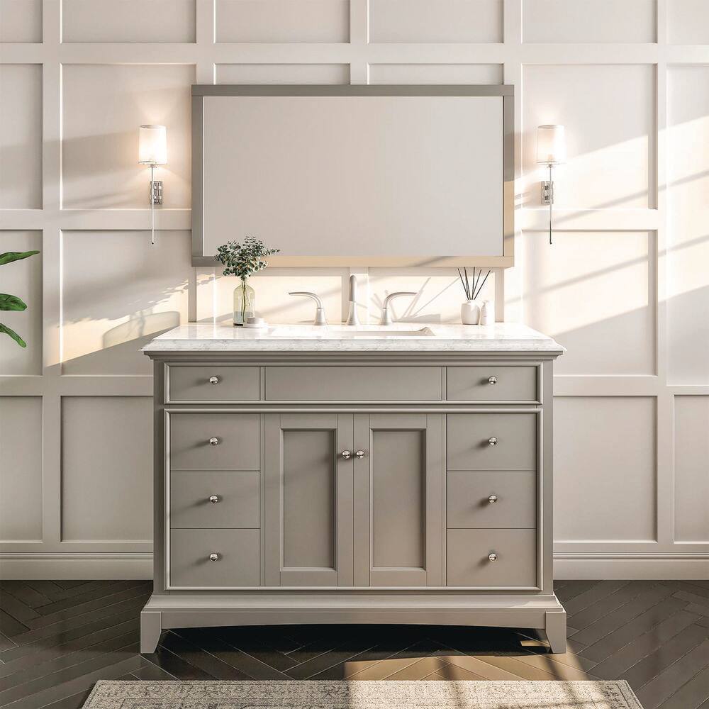 Eviva Elite Princeton 42 in. W x 24 in. D x 34 in. H Bath Vanity in ...