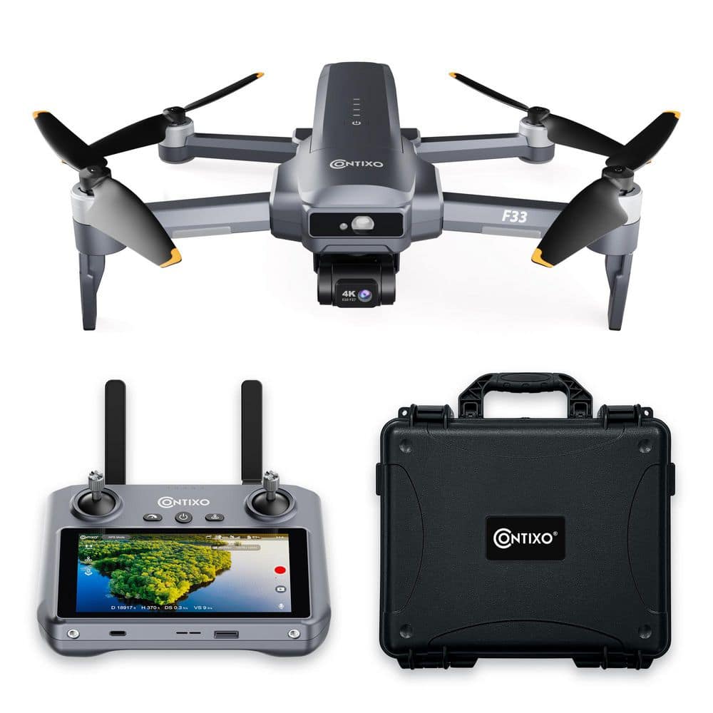 CONTIXO Vortex 4K GPS Drone with 2-Axis Gimbal, 6KM Range, 40-Min ...
