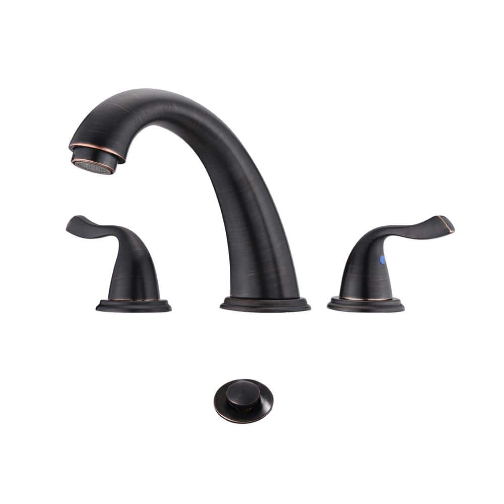GIVING TREE 8 in. Widespread 2-Handle High-Arc Bathroom Faucet Trim Kit ...