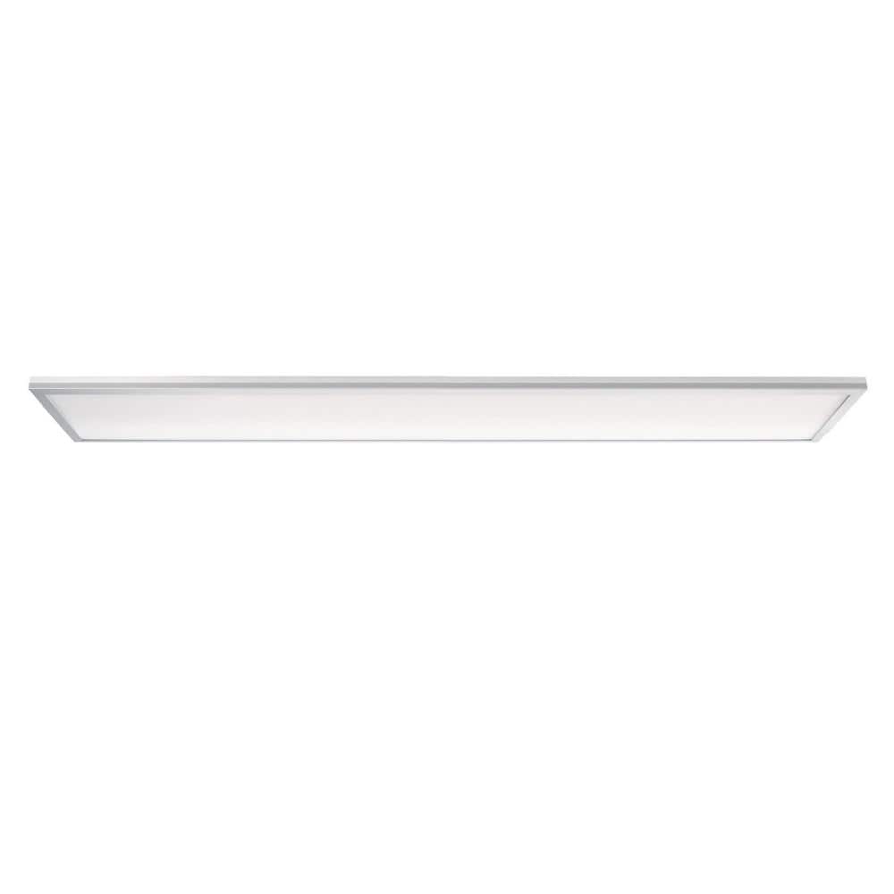 Leviton Skytile 40-Watt Brushed Aluminum 1 x 4 Integrated LED Flat ...
