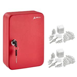 BARSKA Small Breakable Emergency Key Box Safe with Attached Hammer ...