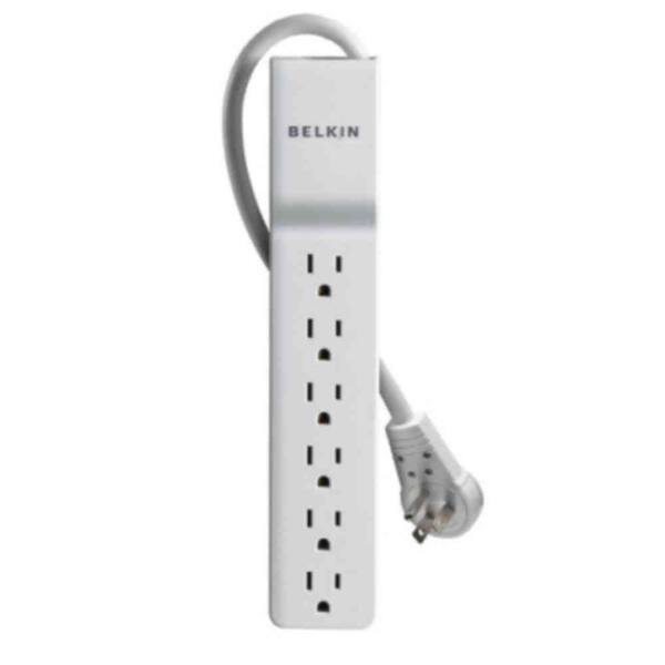 Defiant 6-Outlet Surge Protector BE106001-08R-DP - The Home Depot
