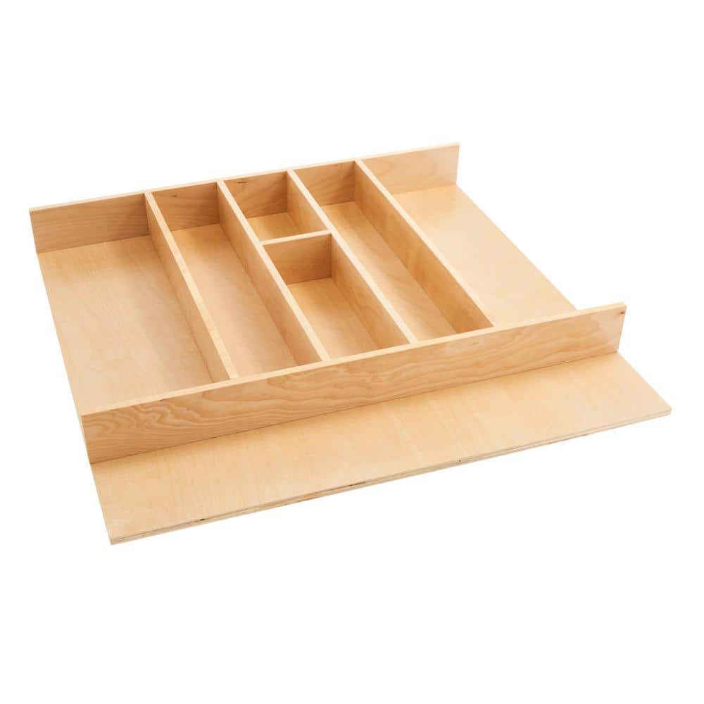 Rev-A-Shelf Natural Maple 23.98 in. W x 21.97 in. D x 2.88 in. H Light ...