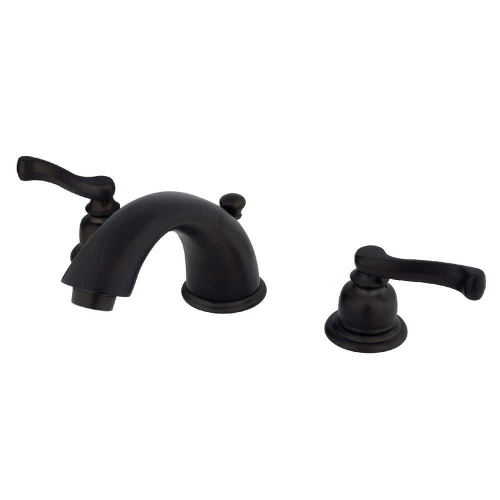 Kingston Brass Magellan 2-Handle 8 in. Widespread Bathroom Faucets with ...