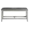 Steve Silver Hyland Gray 26 in. H x 18 in. D x 65 in. W Counter Bench ...