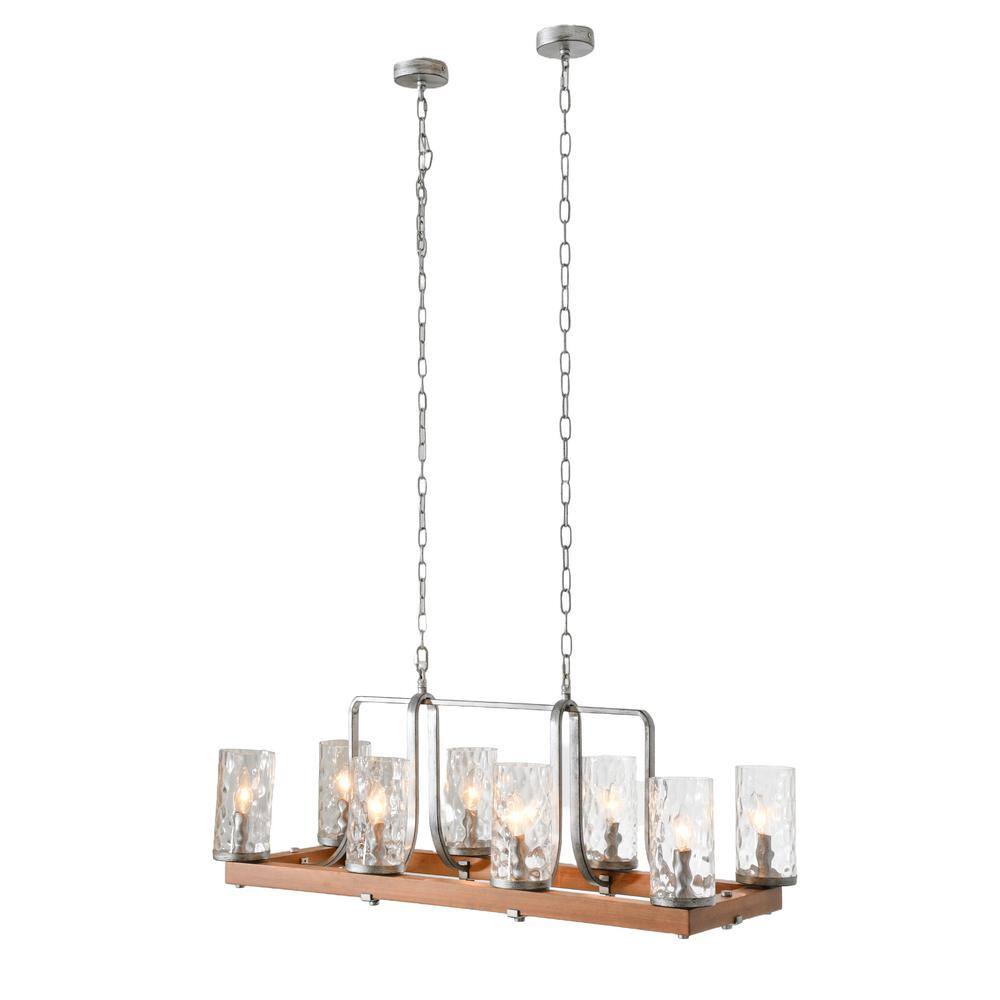 AFD Home 8 light Brown Crystal Empire Chandelier for Living Room with ...