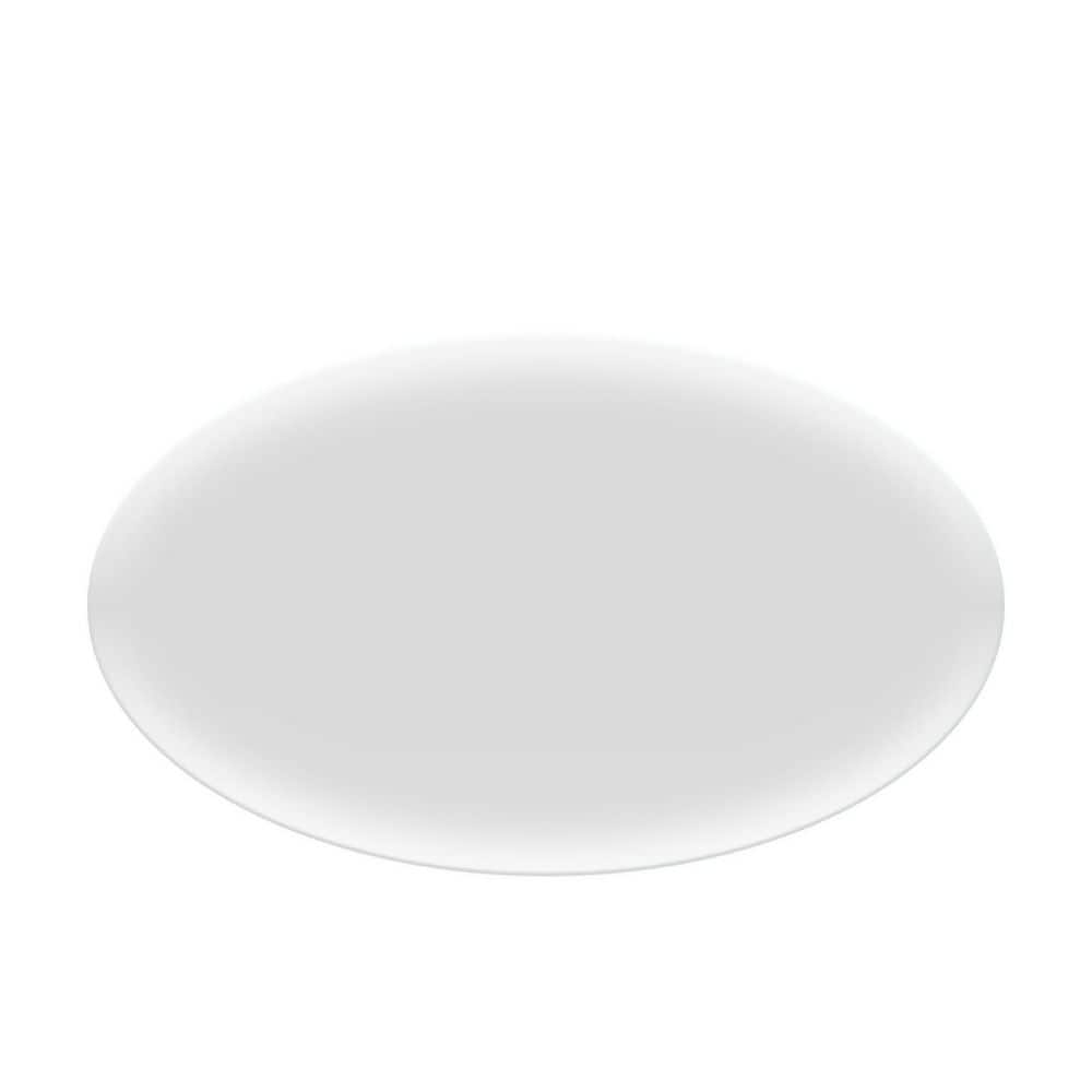 WILLOTED 46 in. x 46 in. Clear Round Glass Chair Mat Indoor Floor Mat ...