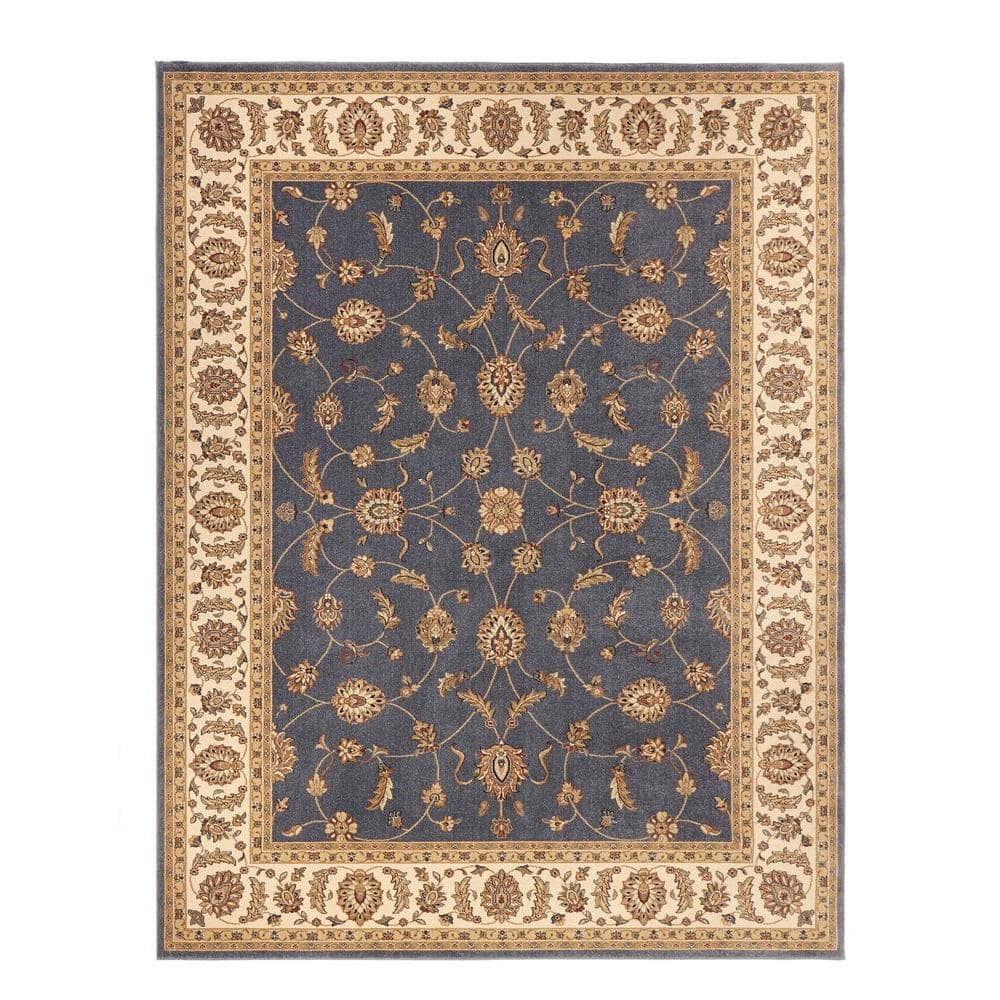 Home Decorators Collection Claire Azure 9 ft. x 12 ft. Area Rug ...