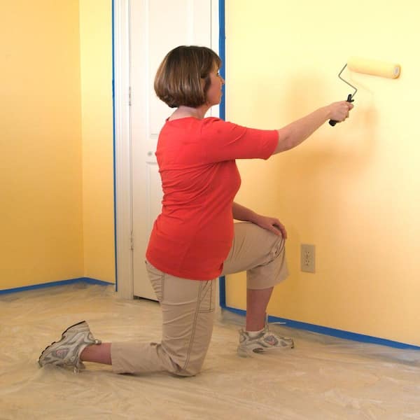 HDX 9 ft. x 12 ft. Clear Plastic Drop Cloths (3-Pack) DCHD-07-3 - The ...