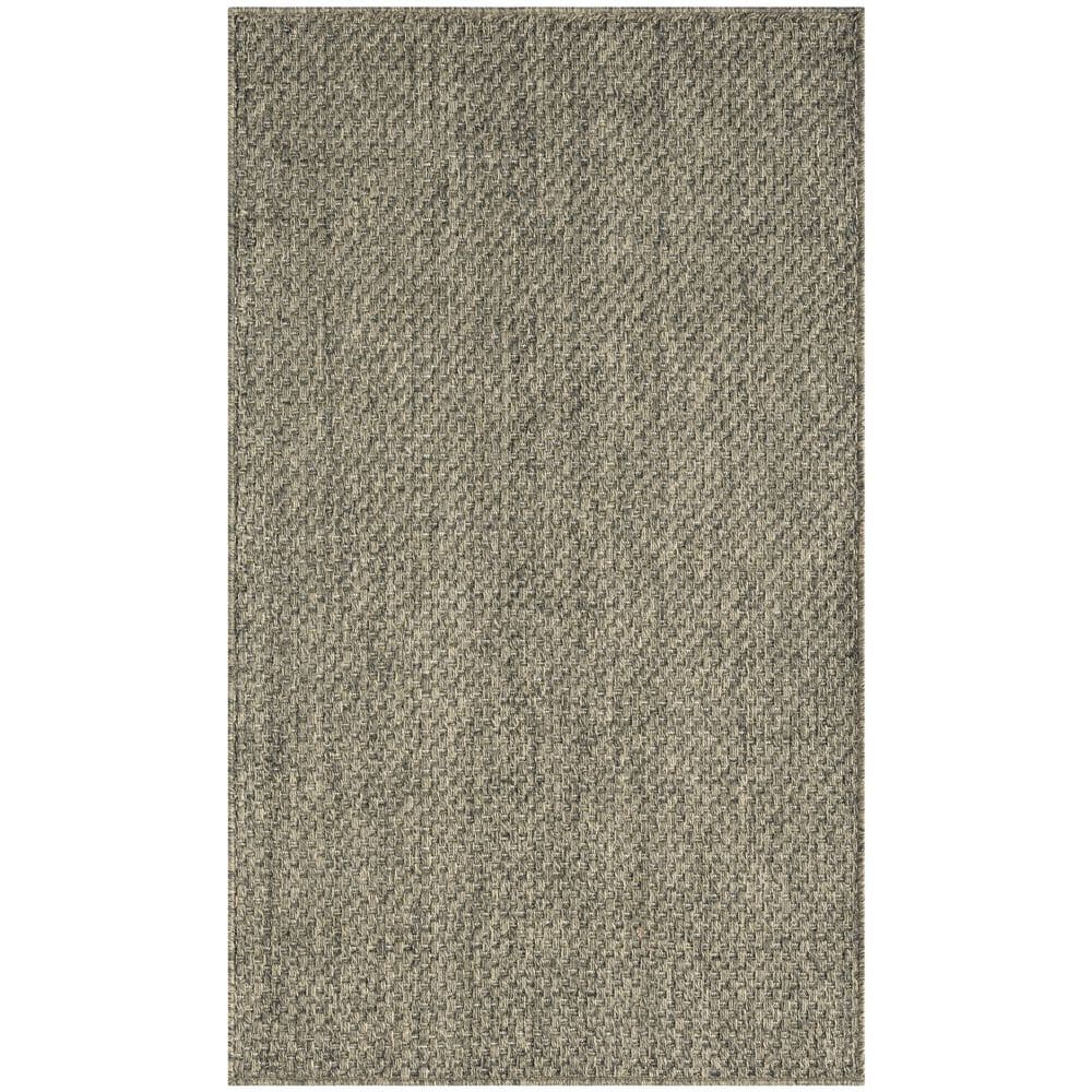 Nourison Tulum Olive 2 ft. x 3 ft. All-Over Design Contemporary Area ...