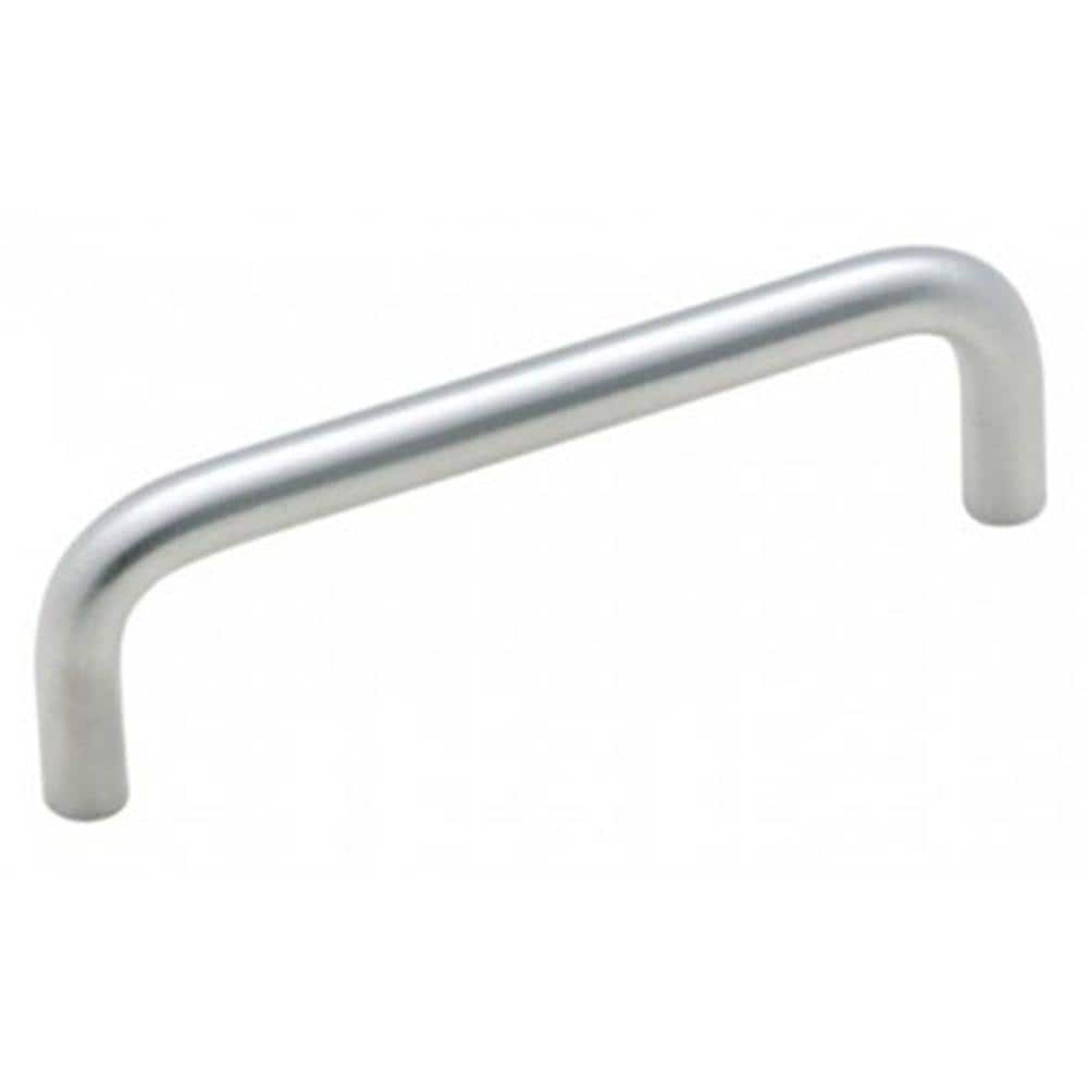 Amerock Wire Pulls 3-1/2 in. (89 mm) Modern Brushed Chrome Arch Cabinet ...
