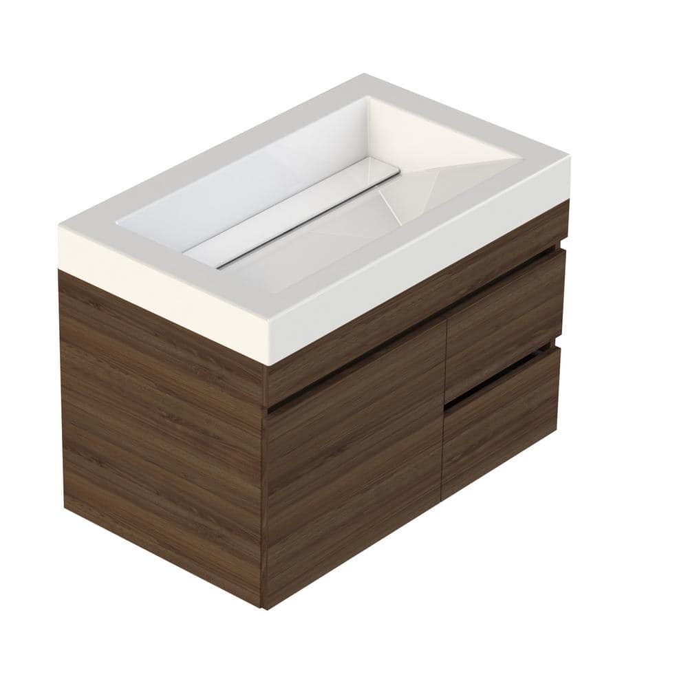 LIFT BRIDGE KITCHEN & BATH Viteli +Genova 31 in. W x 19 in. D x 29 in ...