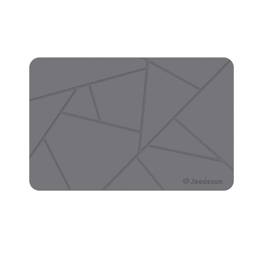 Reviews for Jeedeson 15.35 in. x 23.62 in. Diatomaceous Earth Bath Mat ...