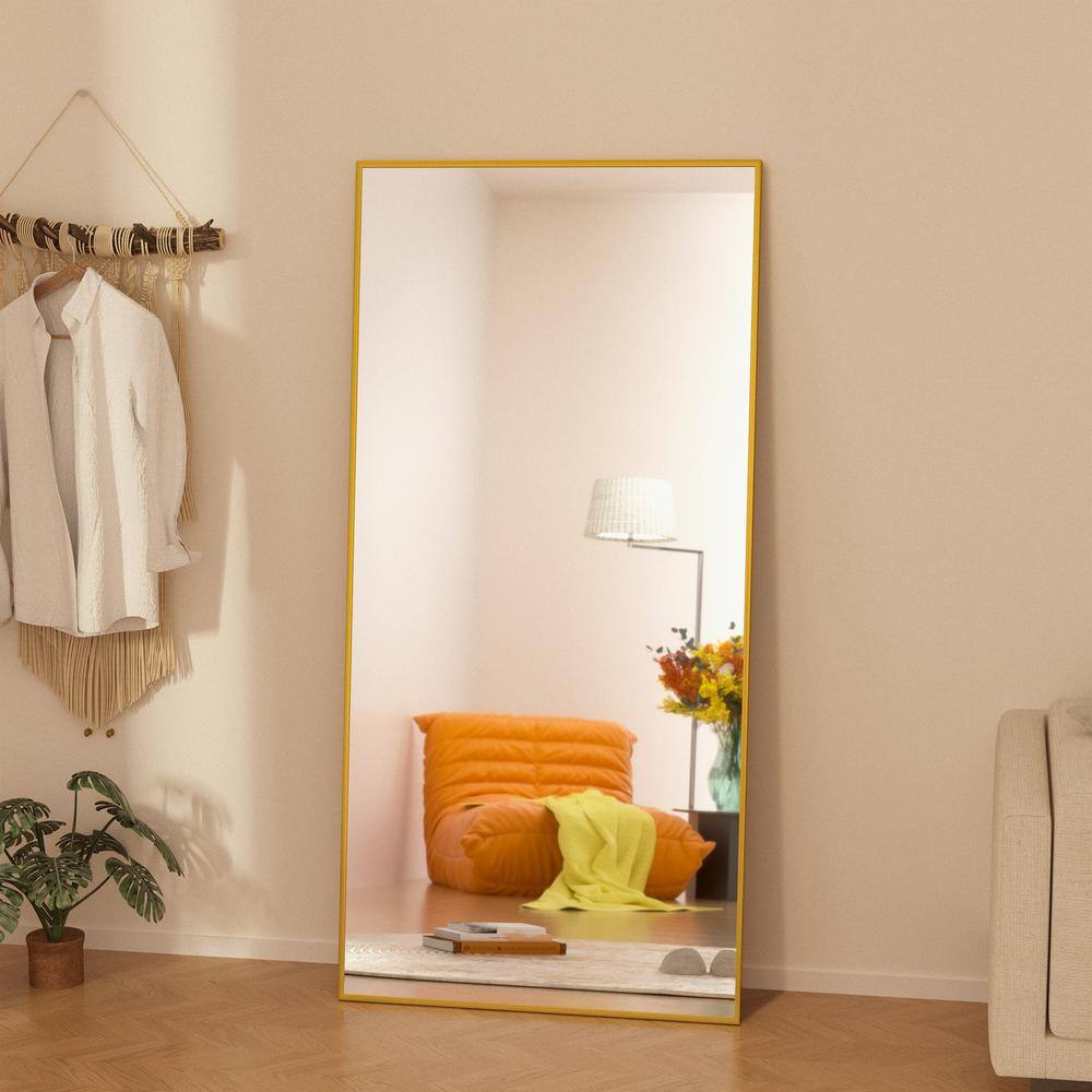 GOGEXX 22 in. W x 65 in. H Oversized Rectangle Full Length Mirror ...