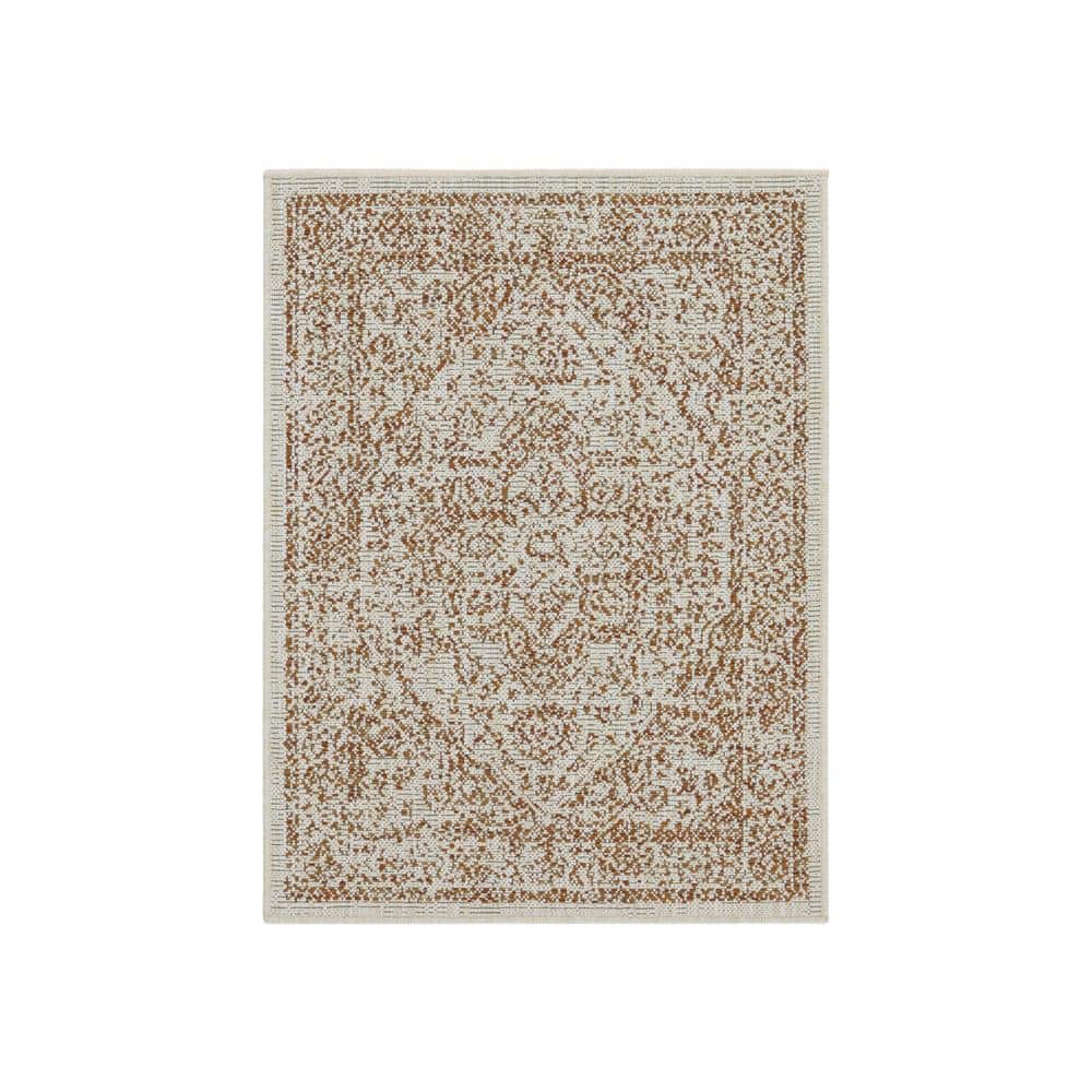 PLAYA RUG Zaria Brick 2 ft. x 3 ft. Indoor/Outdoor Area Rug ZAR-Brick ...