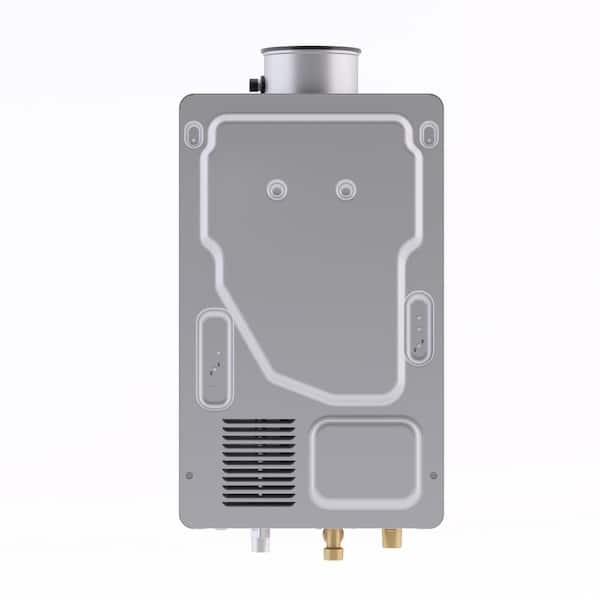 Rinnai High Efficiency Non-Condensing 6.6 GPM Residential 160,000 BTU Interior Natural Gas ...