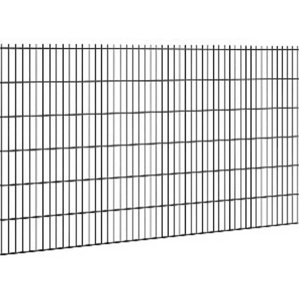 TARTER 4 ft. x 8 ft. Flat Top Metal Double-Wire Heavy Duty Residential ...