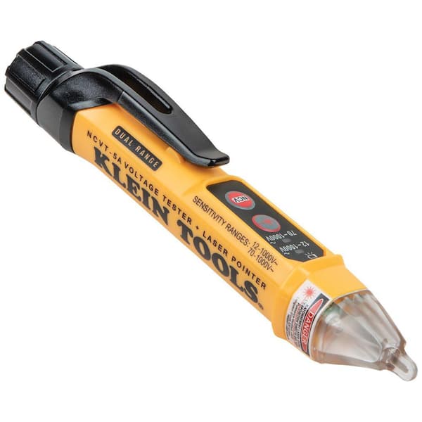 Klein Tools 2 Piece Non Contact Voltage Tester with Laser Pointer and GFCI Outlet Tester Tool Set NCVT5KIT The Home Depot